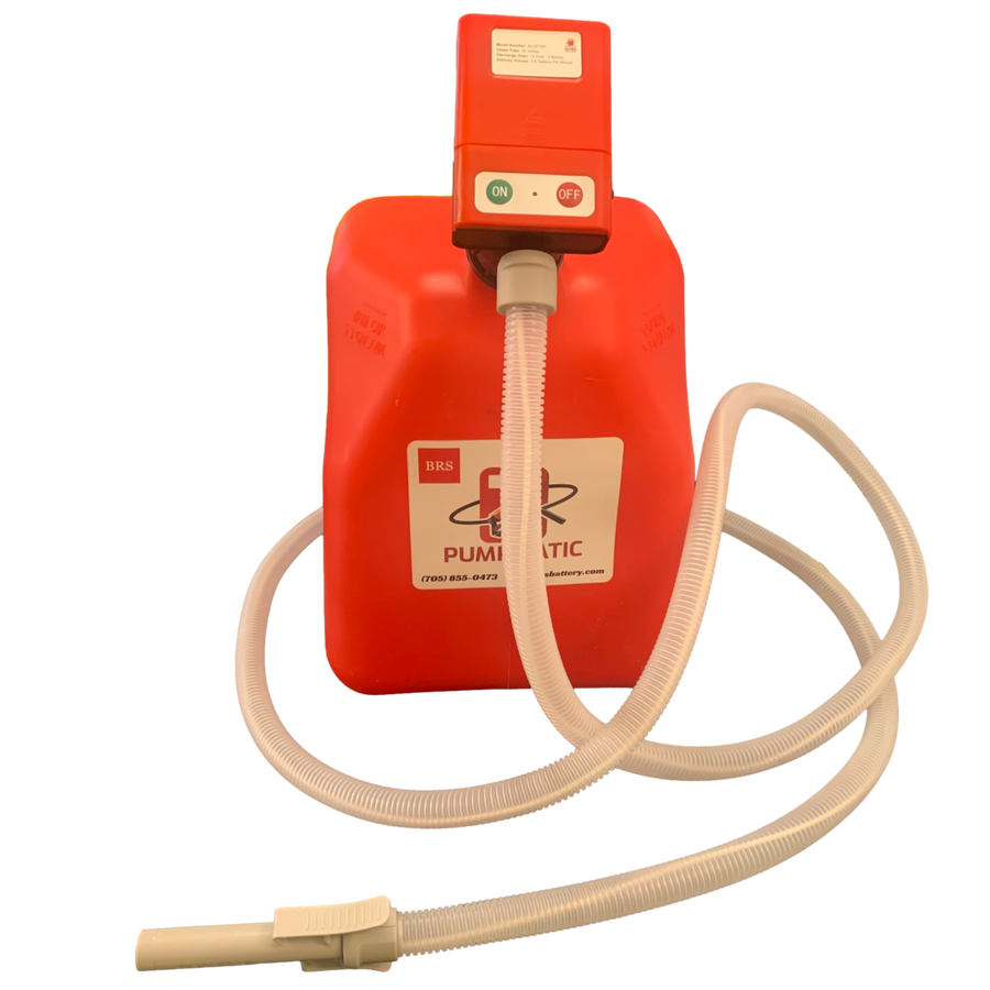 PUMPMATIC 12 FT HOSE + 5 Gallon Gas Can Combo Kit - 3.8 GPM - GAS, DIE ...