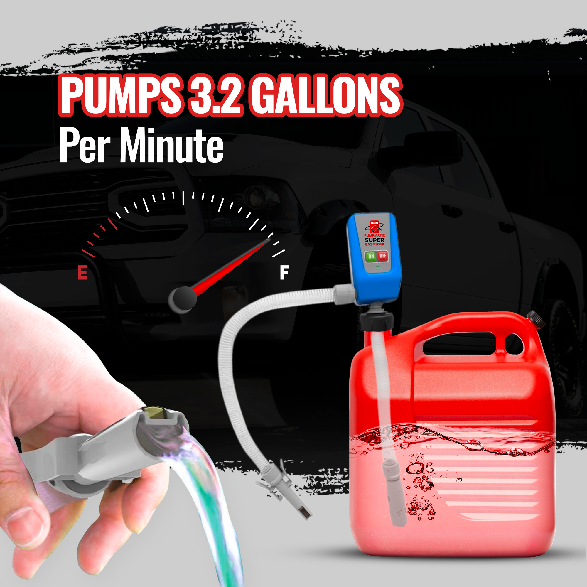 PumpMatic Super Gas Pump - Efficient Fuel Transfer | BRS Battery