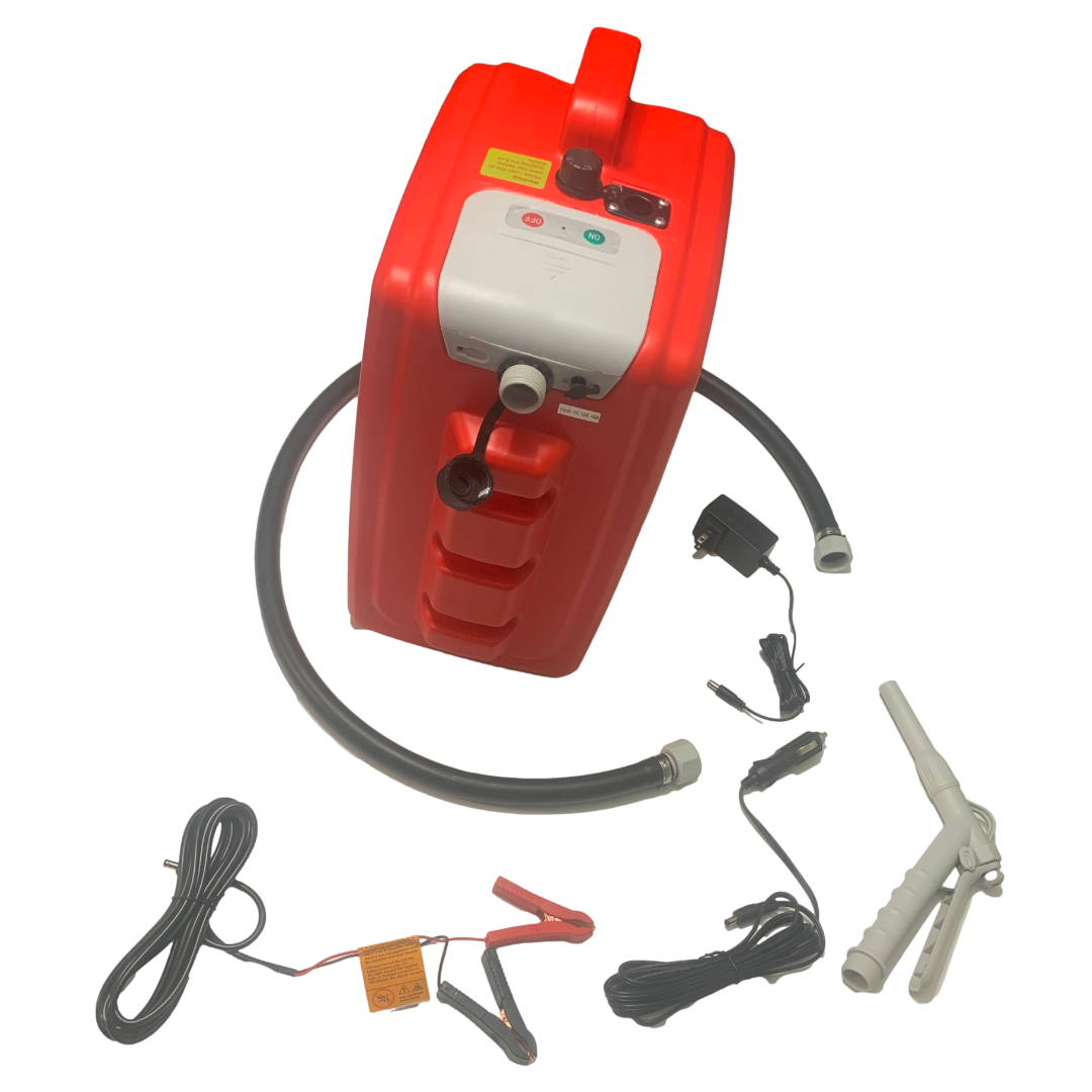 PumpMatic Portable Fuel Station – 5 Gal Fast Flow Fuel Pump | BRS Battery