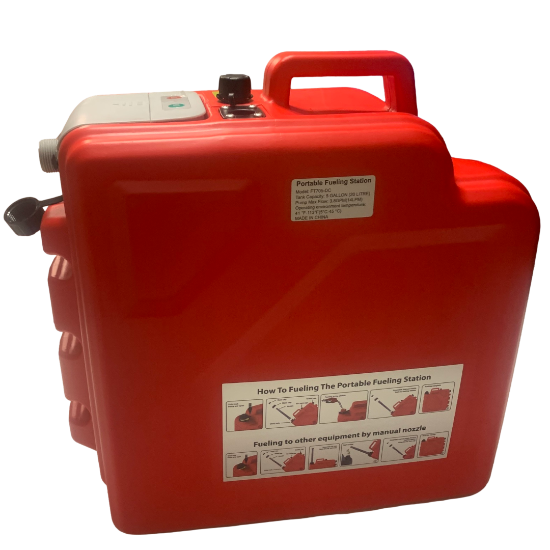 PumpMatic Portable Fuel Station – 5 Gal Fast Flow Fuel Pump | BRS Battery