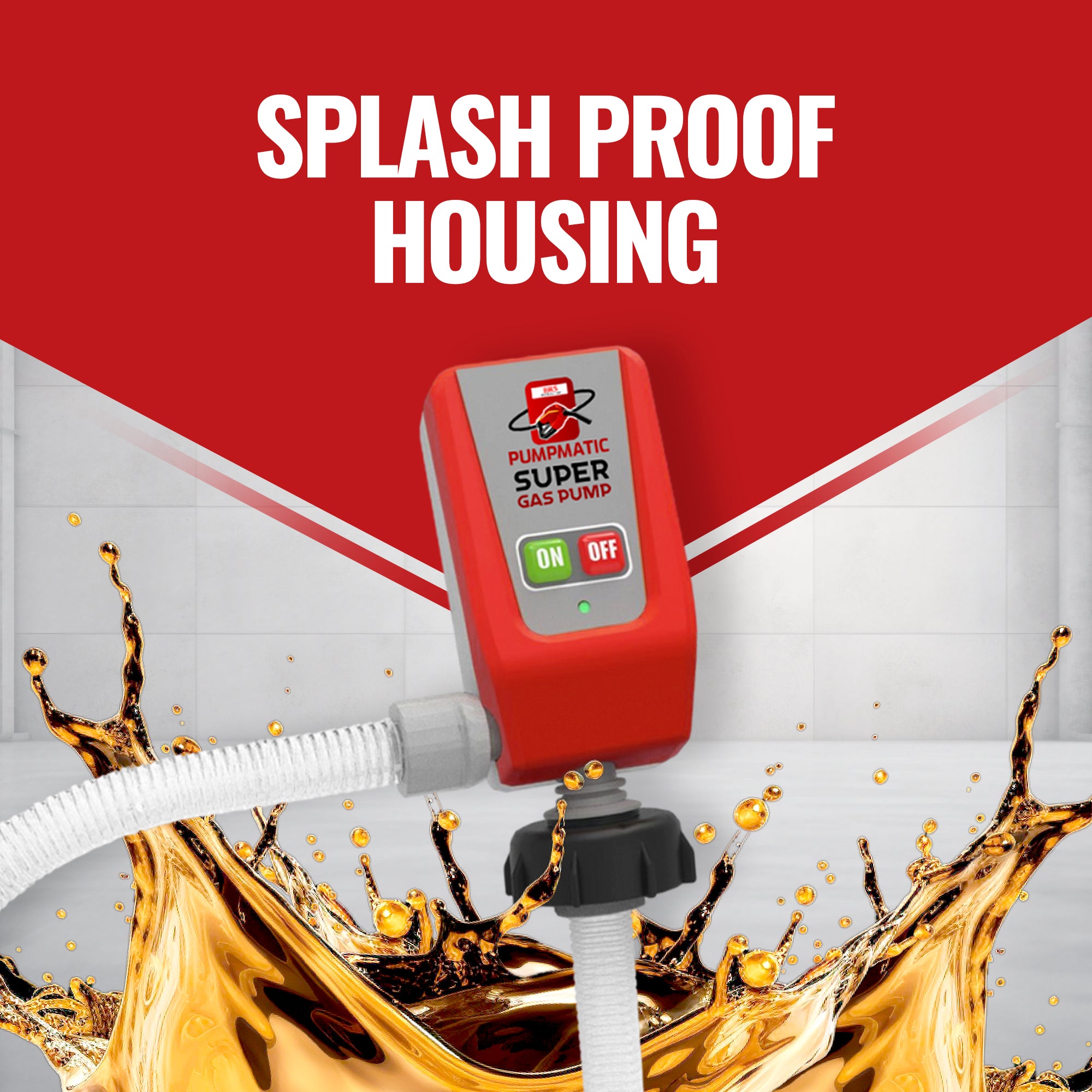 PUMPMATIC FLOW CONTROL NOZZLE + 5 GALLON DIESEL CAN COMBO KIT | BRS Battery