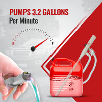 PumpMatic Stick Pump w/ Auto-Stop Sensor & 4.25 Ft Hose | BRS Battery