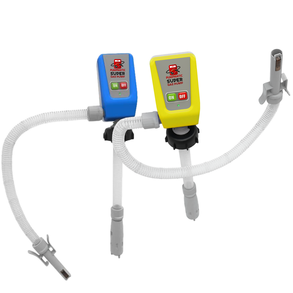 Gas & Diesel Pump Pack - PumpMatic Super Gas Pump Fuel Transfer Pump f ...