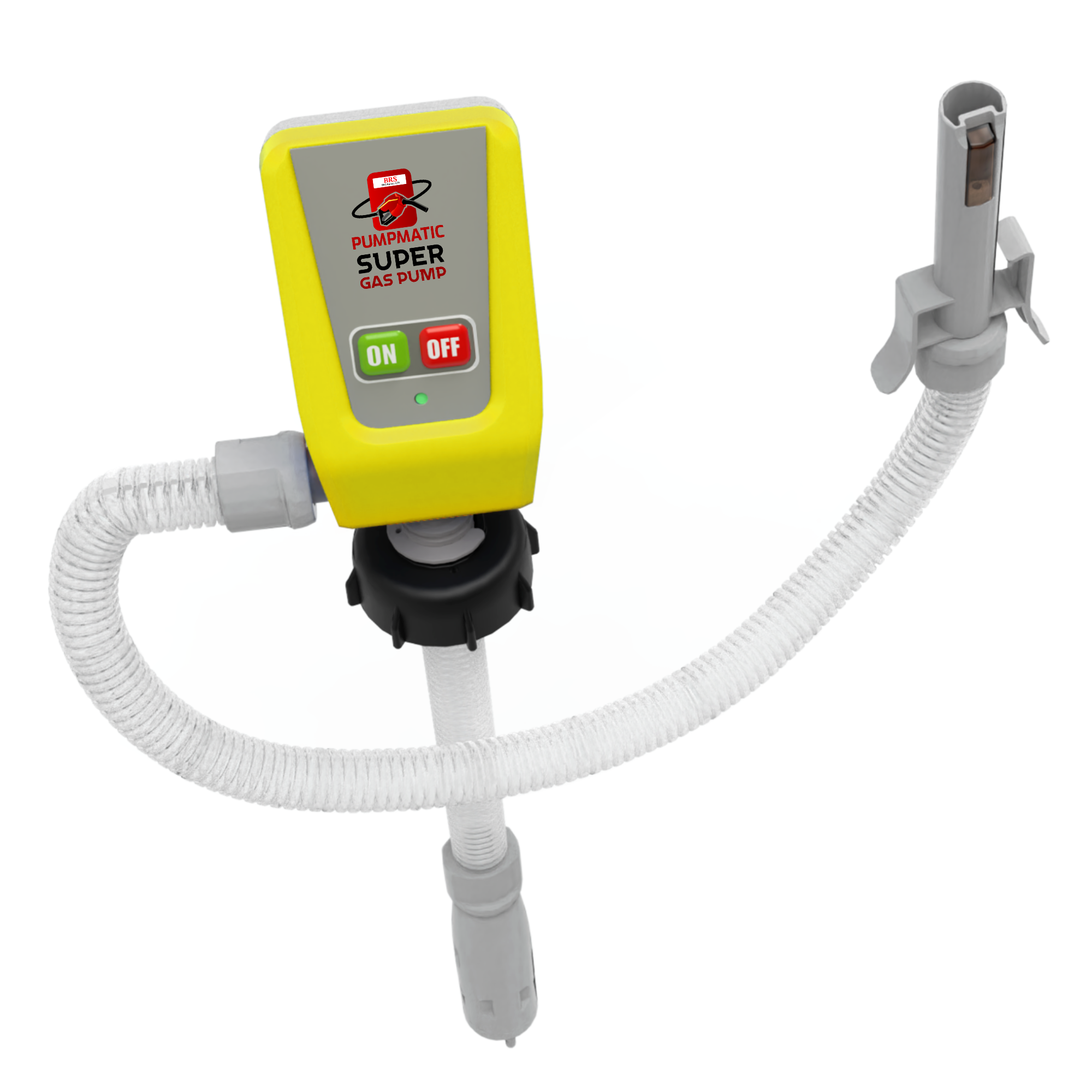 Diesel PumpMatic Super Gas Pump Fuel Transfer Pump + 3 Power Sources w ...