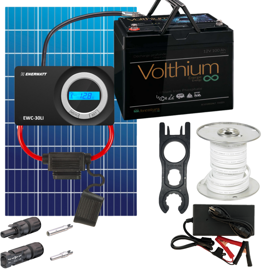 100 WATT LITHIUM WEEKENDER KIT | BRS Battery